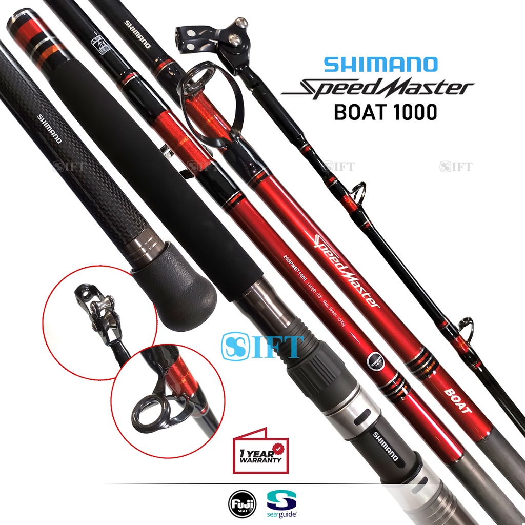 Jual Joran SHIMANO SPEEDMASTER BOAT | Seaguide + Fuji Seat | Jigging ...