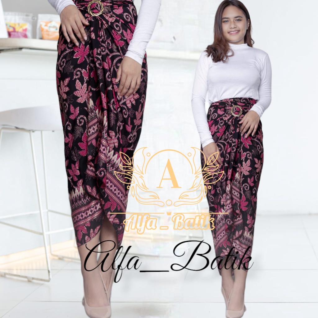 Jual rok lilit batik / rok lilit batik kain lilit murah / lilit batik ...