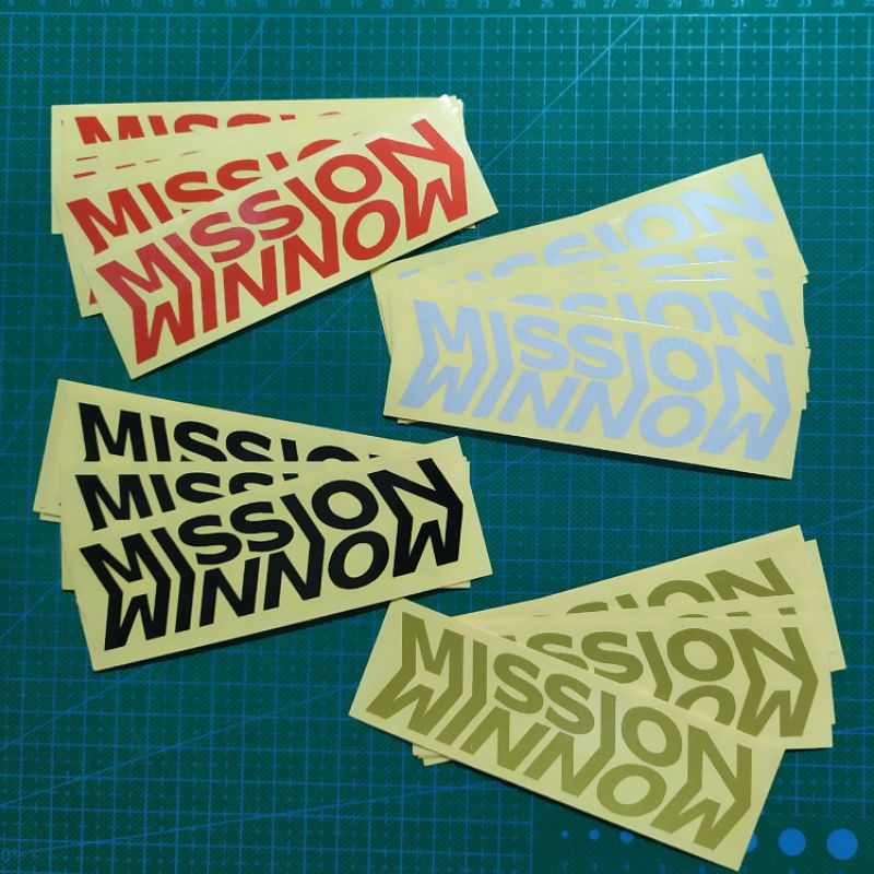 Jual Stiker Mission Winnow | Shopee Indonesia
