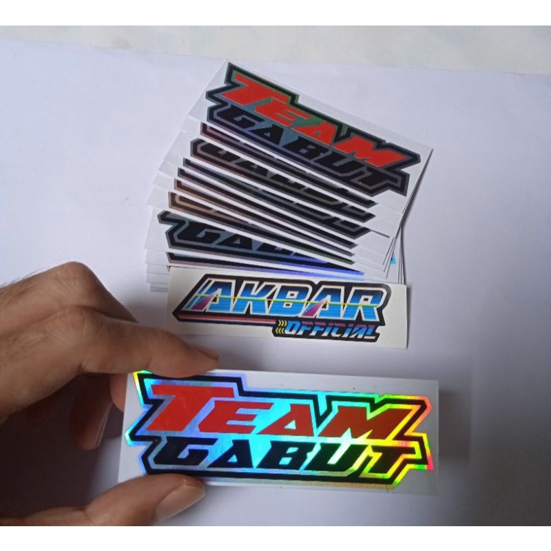 Jual stiker cutting team gabut | Shopee Indonesia