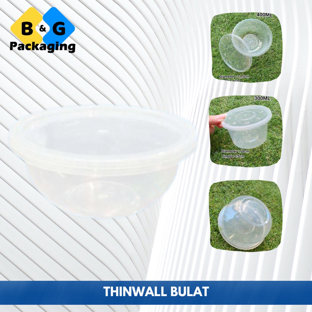 Jual THINWALL BULAT CUP BOWL BAHAN PLASTIK 1 PACK ISI 25 PCS BERBAGAI ...