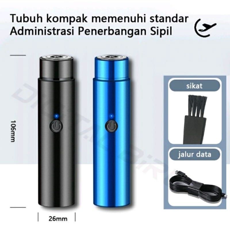 Jual Cukuran Jenggot Kumis Mini Elektrik Electric Portable | Shopee ...