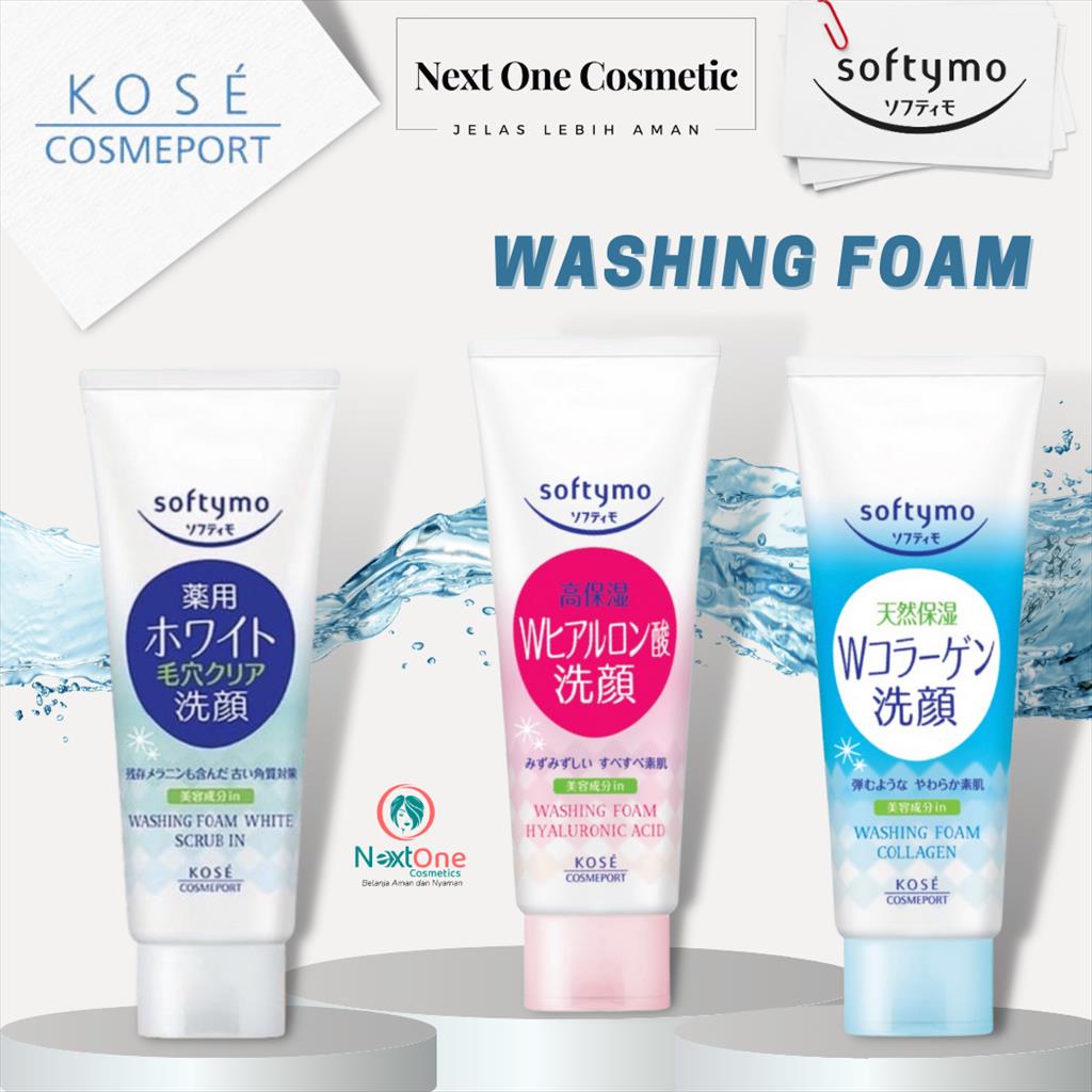 Jual NEXT ⏩ SOFTYMO WASHING FOAM | SCRUB | HYALURONIC | COLLAGEN ️BPOM | Shopee Indonesia