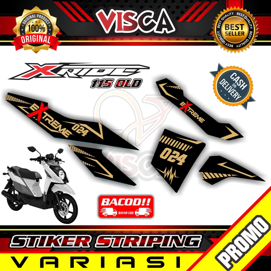 Jual Stiker Striping X Ride 115 Variasi Extreme | Shopee Indonesia