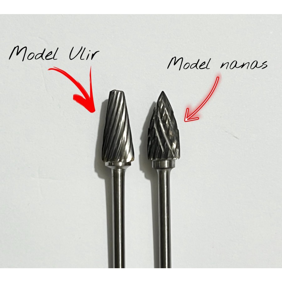Jual Carbide Burs micromotor model nanas/ double cut | Shopee Indonesia