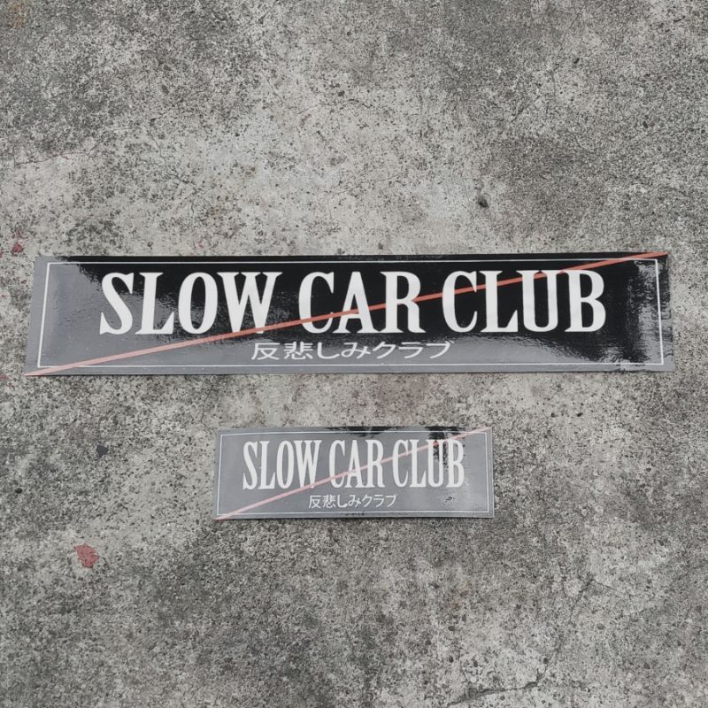 Jual stiker slow car club custom | Shopee Indonesia