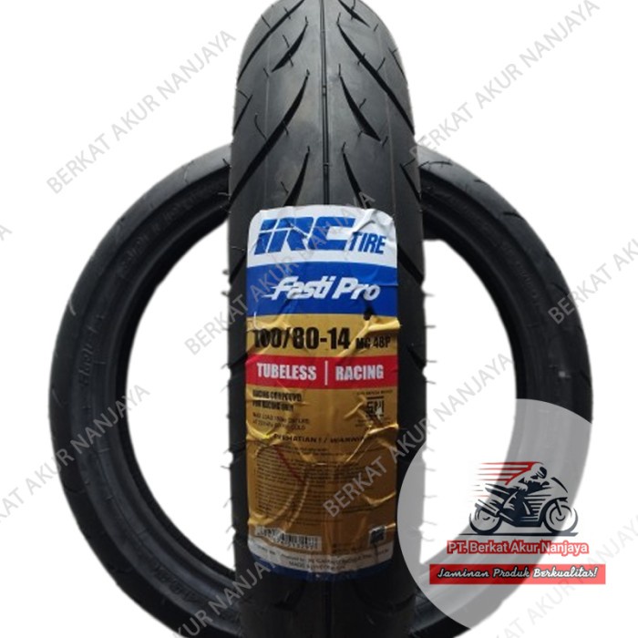 Jual IRC Fasti Pro 100/80-14 Ban Matic Racing Tubeless BONUS Pentil ...