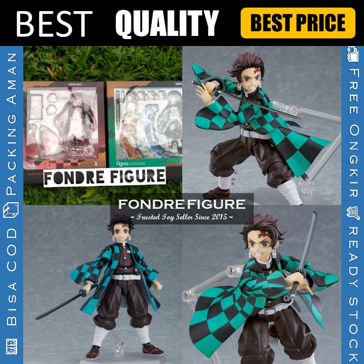 Jual FIGMA TANJIRO KIMETSU NO YAIBA 498DX 498 DX DEMON SLAYER ACTION ...