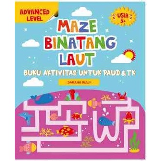 Jual Maze Binatang Laut, Buku Aktivitas untuk PAUD & TK (Advanced Level ...