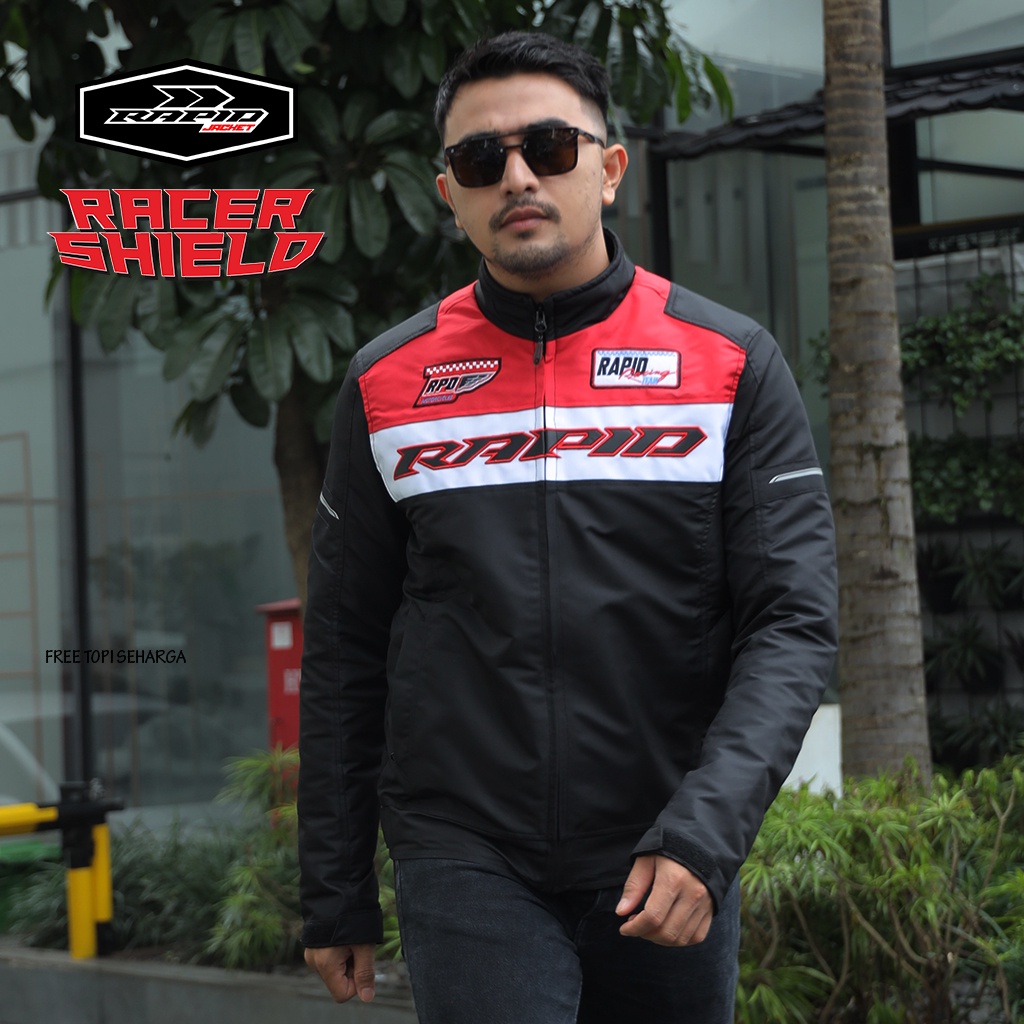 Jual Jaket motor touring premium RAPID RACERSHIELD jacket motoran ...
