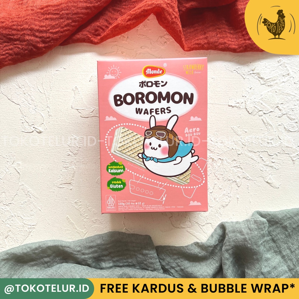 Jual MONDE - Boromon Cookies - Wafers | Cemilan Biskuit Wafer Anak ...