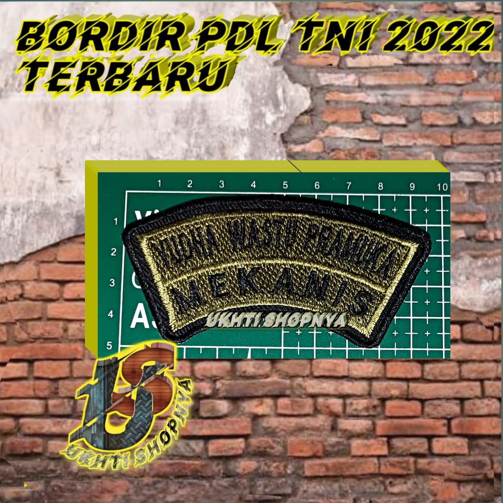 Jual PAPAN NAMA BORDIR LOKASI TNI KASAD 2023 PANGKAT TERBARU NKRI MODEL ...