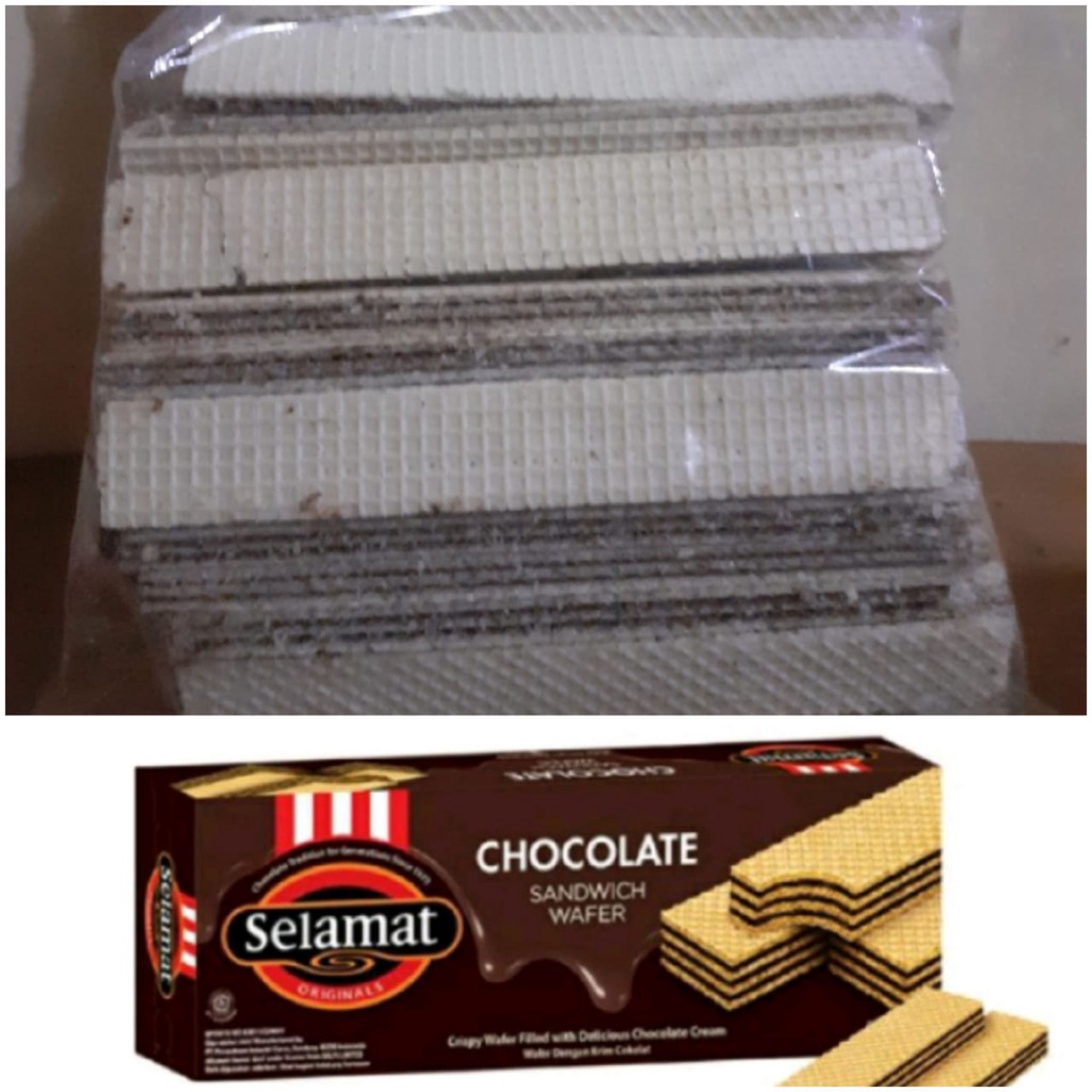 Jual Wafer Selamat Utuh Coklat 1kg | Shopee Indonesia
