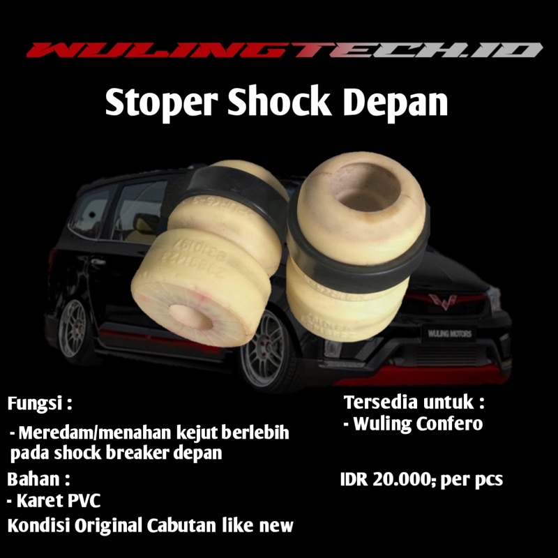 Jual STOPPER SHOCK DEPAN WULING CONFERO ORIGINAL | Shopee Indonesia