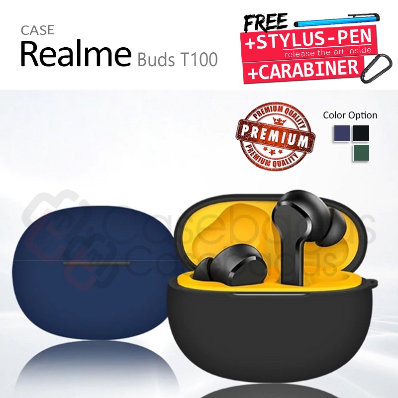 Jual Realme Buds T100 - Elegant Soft Case TWS Bluetooth Earphone ...