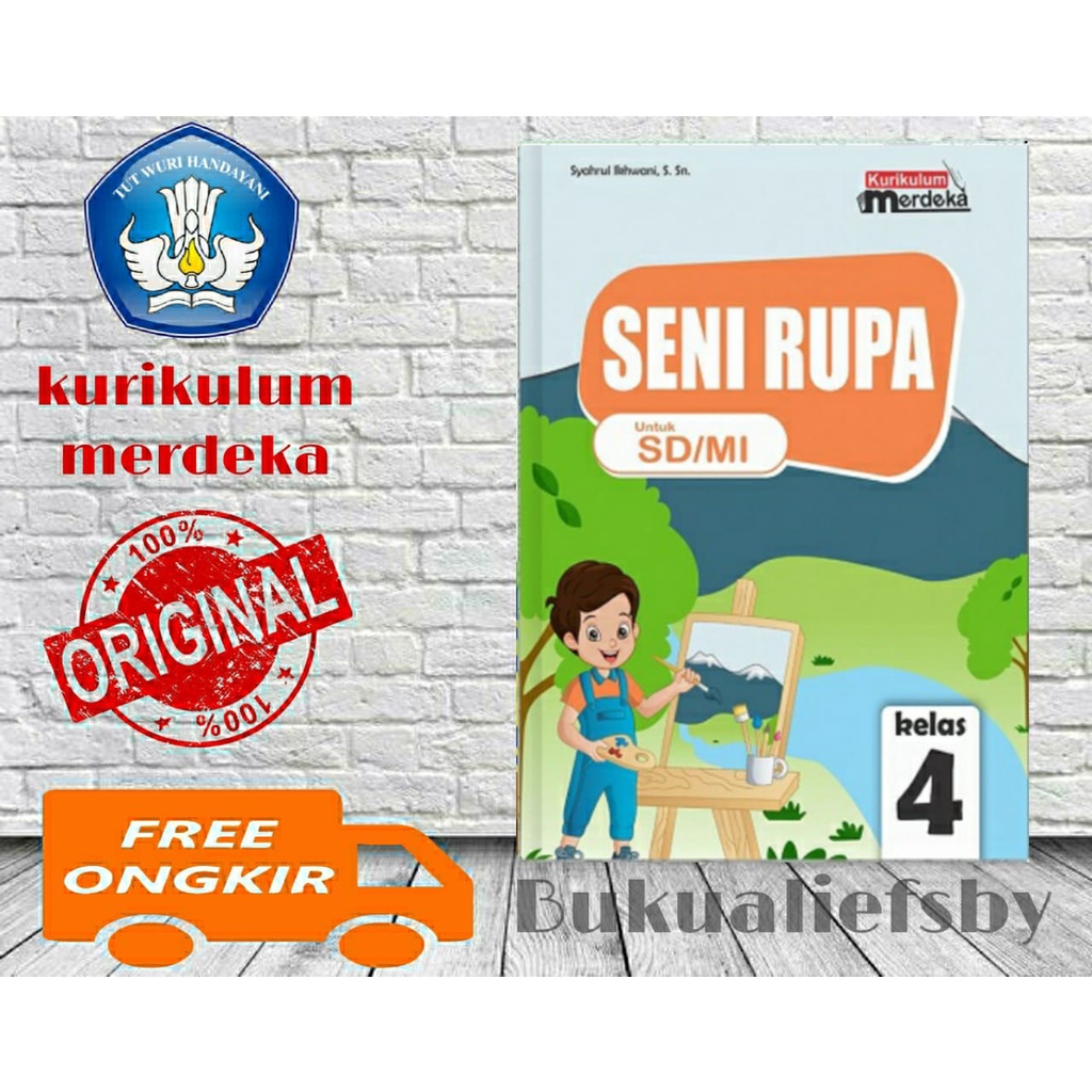 Jual Buku Siswa Seni Rupa SD/MI Kelas 4 wahana karya jaya Kurikulum Merdeka | Shopee Indonesia