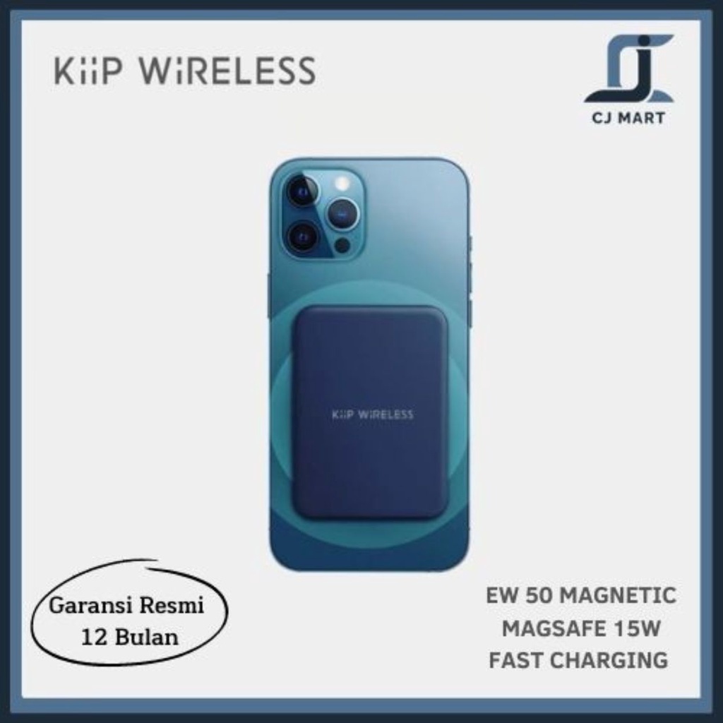 Jual KIIP WIRELESS POWER BANK MAGNETIC MAGSAFE 15W FAST CHARGING ...