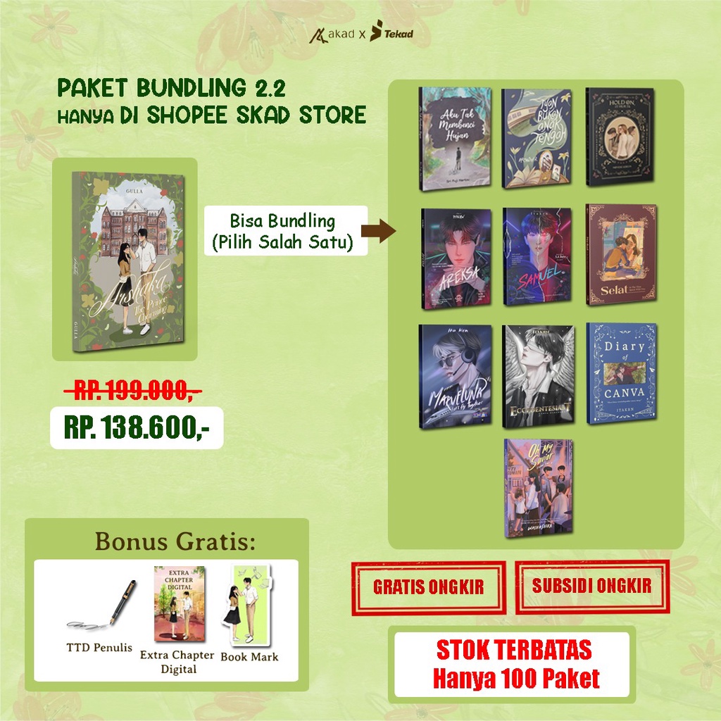 Jual Paket Bundling Buku Arshaka | Shopee Indonesia
