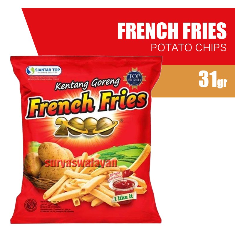 Jual French Fries 2000 Kentang Goreng 31 gr Kerupuk | Shopee Indonesia