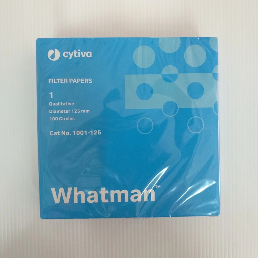 Jual WHATMAN Filter Paper / Kertas Saring No. 1 diameter 125 mm ...