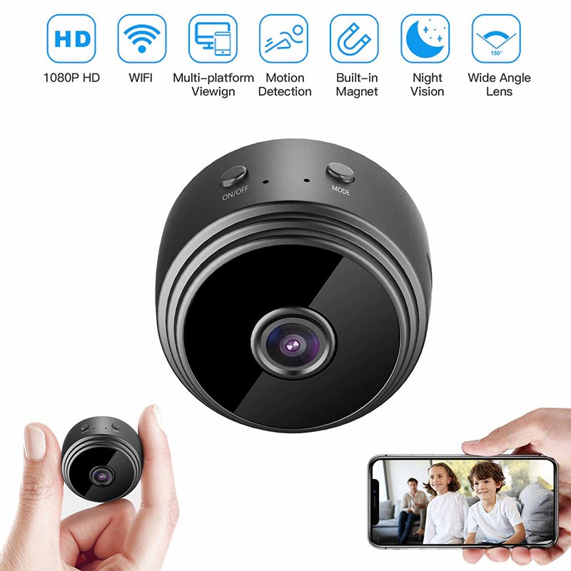 Jual WiFi IP Camera CCTV Wide Angle HD1080p | Shopee Indonesia
