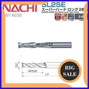 Jual last stok L/N 6232 Endmill 15.0 2F NACHI LONG End Mill HSS 15mm ...