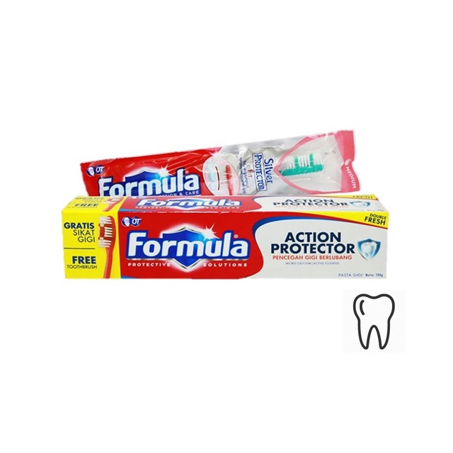Jual FORMULA TOOTHPASTE ACTION PRO 190gr | Shopee Indonesia