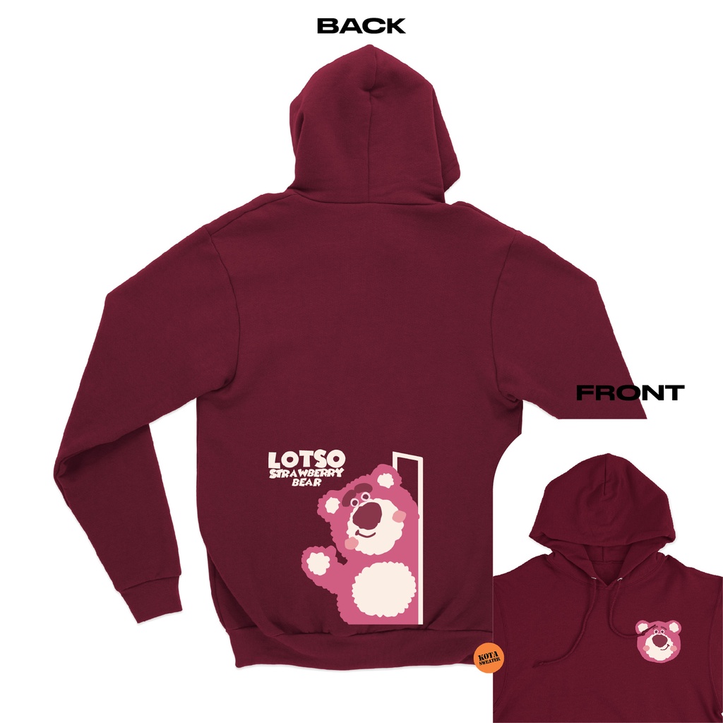 Jual KOTASWEATER Hoodie Jumper Lotso Hi (Sablon Depan Belakang) Size M ...