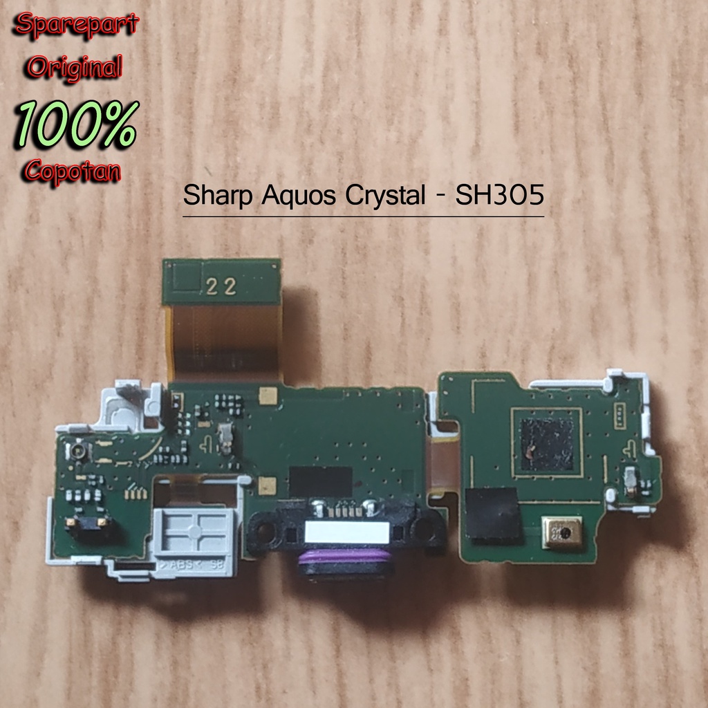 Jual Sharp Aquos Crystal - SH305 Papan konektor cas pcb board charger ...