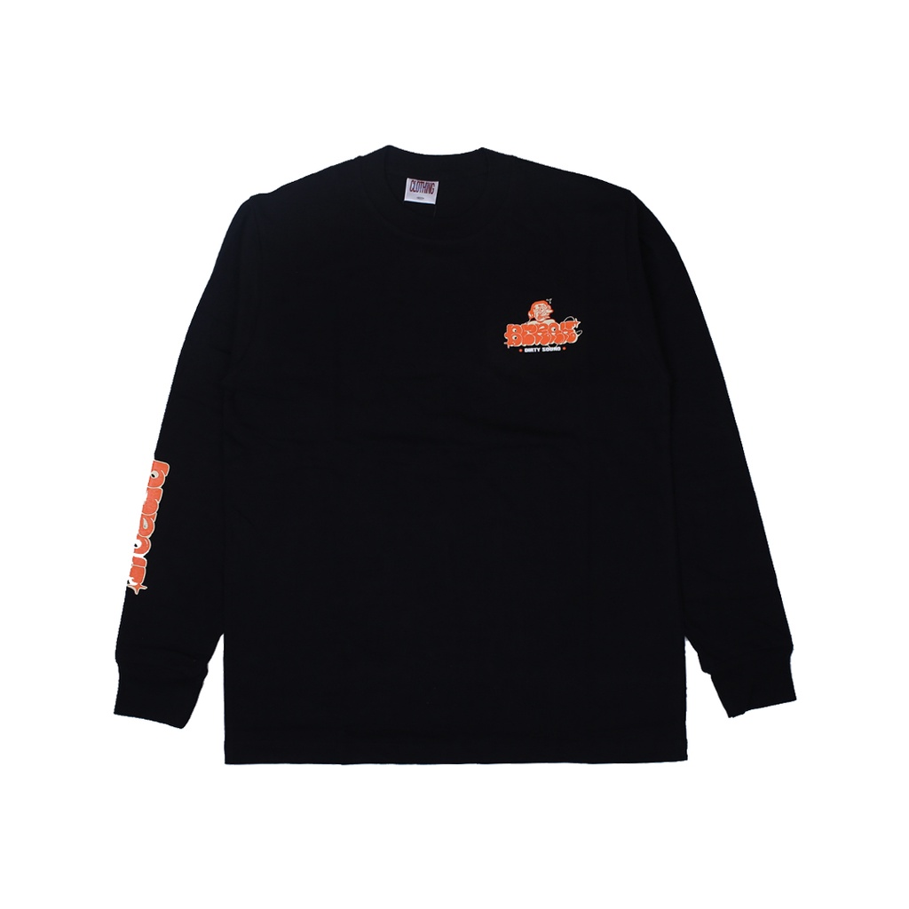 Jual Berak 9420 Tshirt Longsleeves Kaos Lengan Panjang Hitam THROW ...