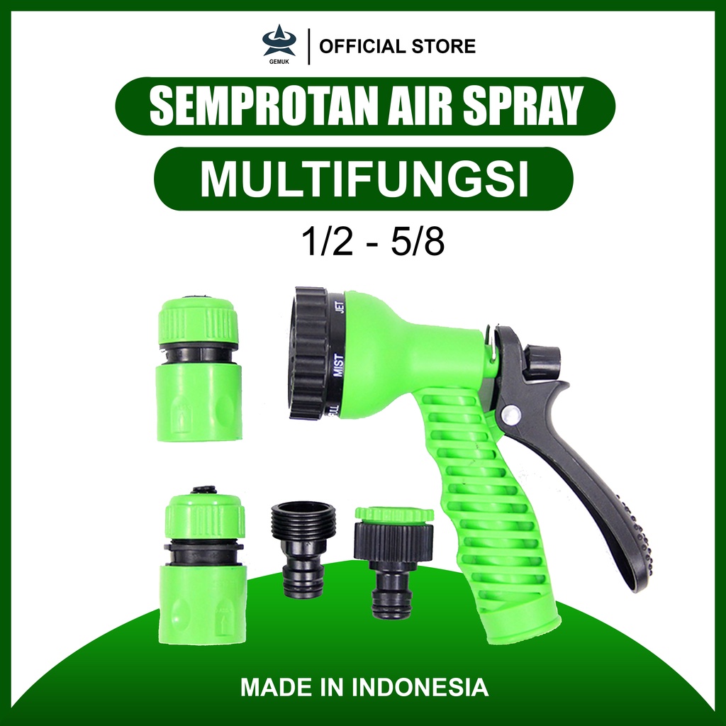 Jual GEMUK Alat Semprot Air Cuci Motor Mobil Siram Tanaman Watergun ...