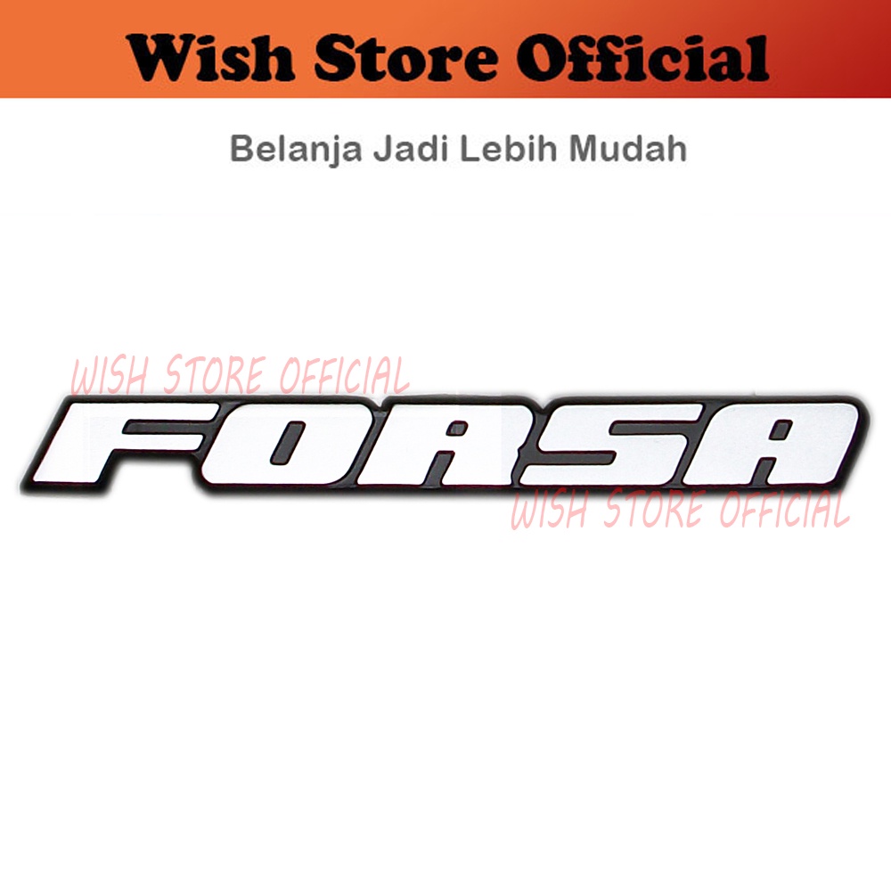 Jual [PCS] Emblem / Car Logo / Lambang Mobil Tulisan FORSA | Shopee Indonesia
