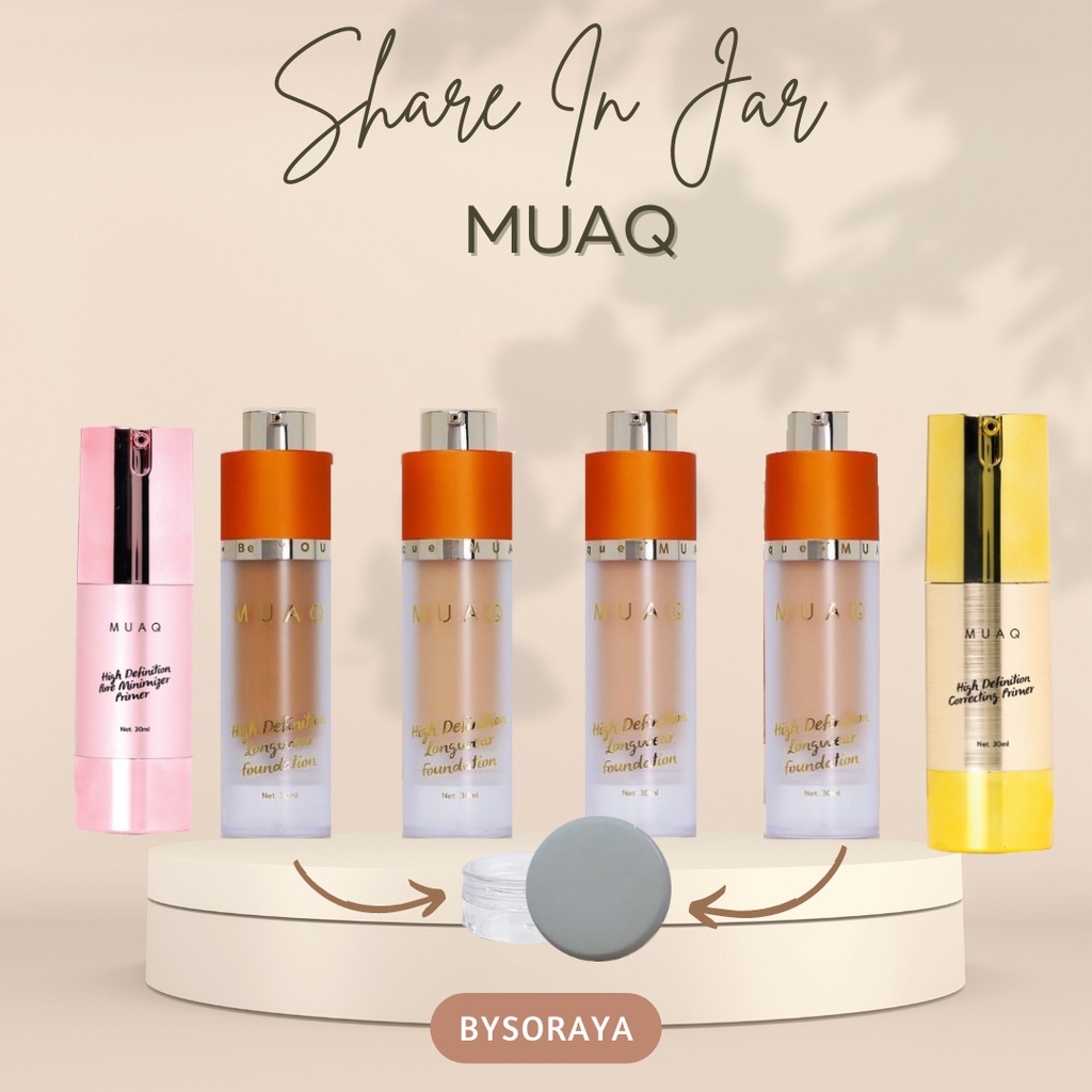Jual [ SHARE IN JAR] MUAQ MUAQ HIGH DEFINITION LONGWEAR FOUNDATION ...