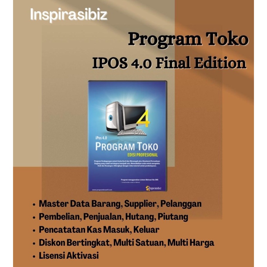 Jual PROGRAM KASIR IPOS 4.0 EDISI PROFESIONAL ASLI | Shopee Indonesia
