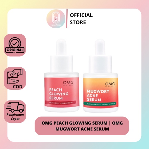 Jual QEILA - OMG OH MY GLOW SKINCARE | OMG PEACH GLOWING SERUM | OMG ...