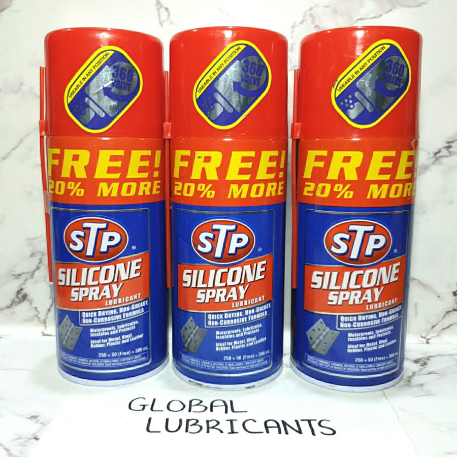 Jual STP Silicone Spray Lubricant 300mL (Pelumas Serba Guna) [BISA COD ...