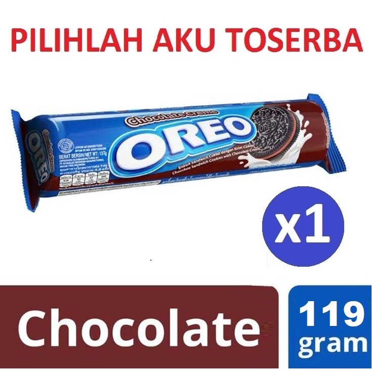 Jual Biskuit OREO sandwich CHOCOLATE Roll 119 gr - ( HARGA SATUAN ...