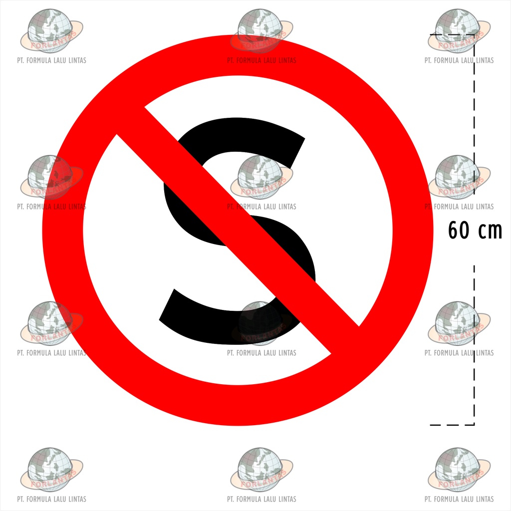 Jual Rambu Dilarang Stop Ukuran 60 cm | Shopee Indonesia