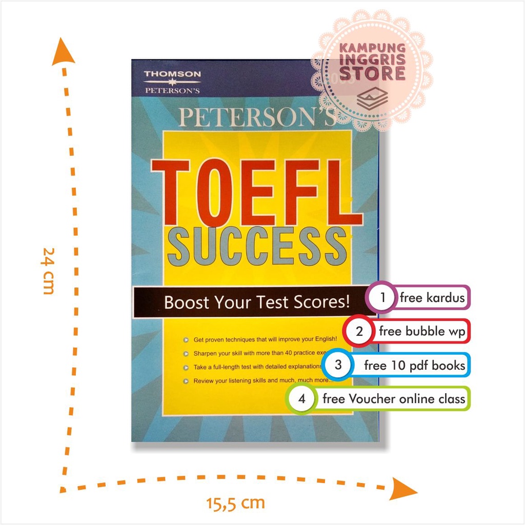 Jual TOEFL Success by Peterson's | Shopee Indonesia