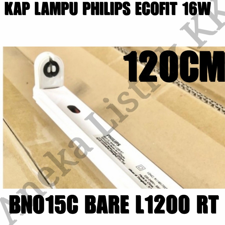 Jual PHILIPS BN015C BARE KAP RANGKA RUMAH LAMPU TL LED ECOFIT 16W 120CM ...