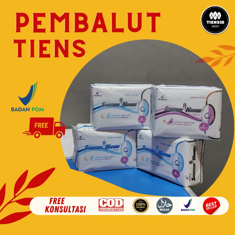 Jual PEMBALUT DAY AIRIS / Airiz Tiens / Pembalut herbal / Pembalut ...