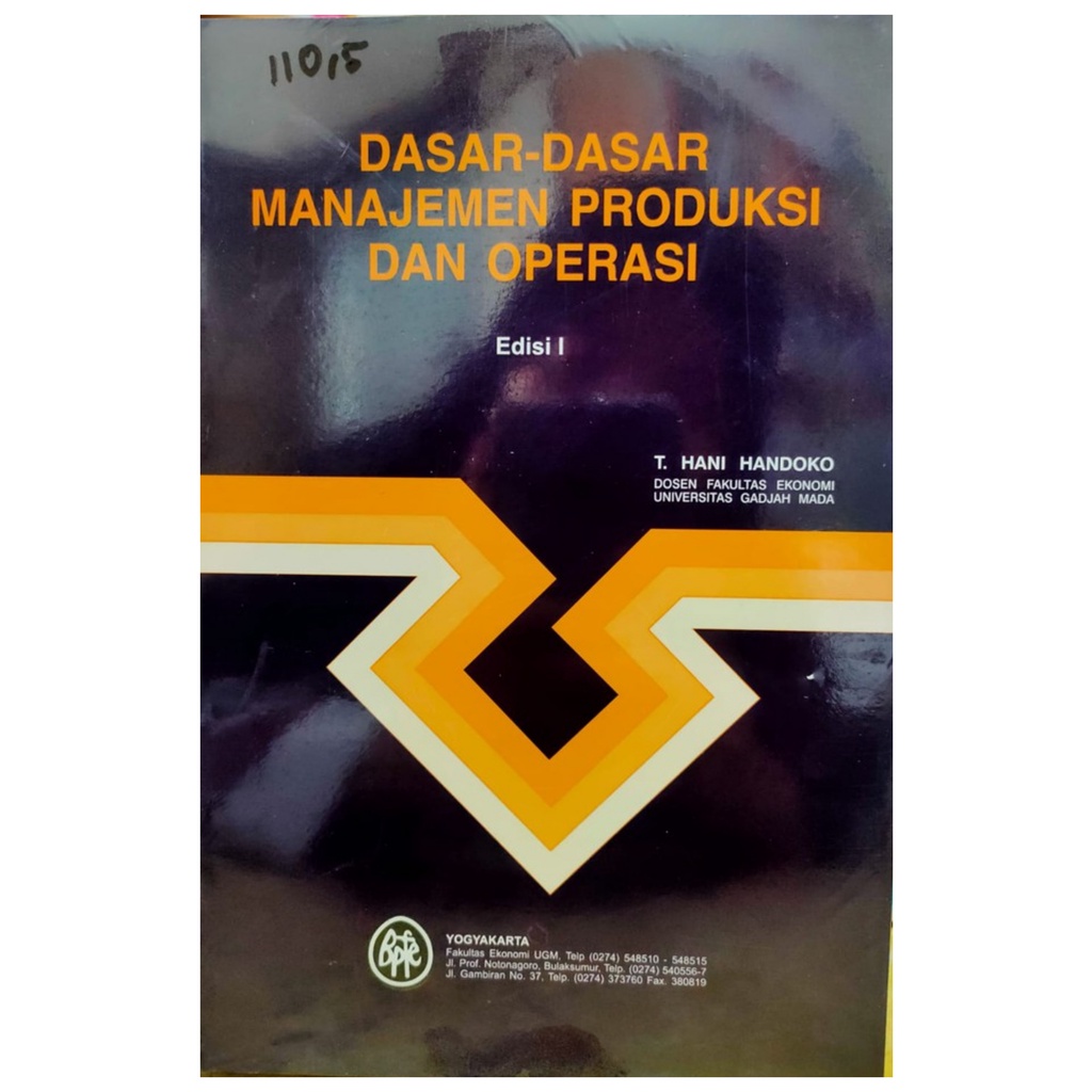 Jual Dasar-Dasar Manajemen Produksi dan Operasi Edisi 1 - Hani Handoko ...