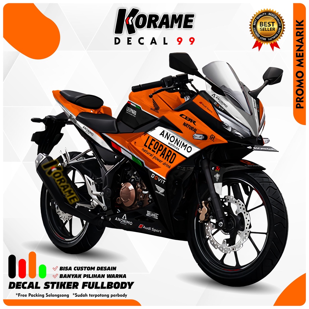 Jual Decal Sticker Full body CBR 150R Facelift Motif Leopard Variasi | Shopee Indonesia