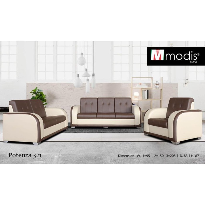 Jual Sofa Modis Type Potenza Minimalis Bergaransi Living Room Sofa ...