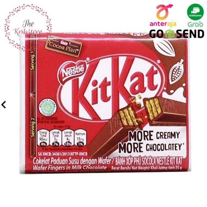 Jual Nestle KIT KAT 4 Fingers 4F 35 g | Shopee Indonesia
