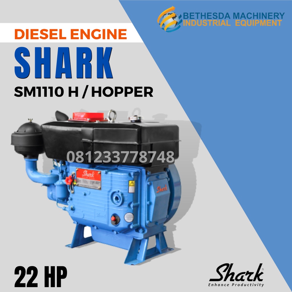 Jual Mesin Penggerak Diesel 22 PK Hopper SM 1110 H Diesel Solar 22 HP ...