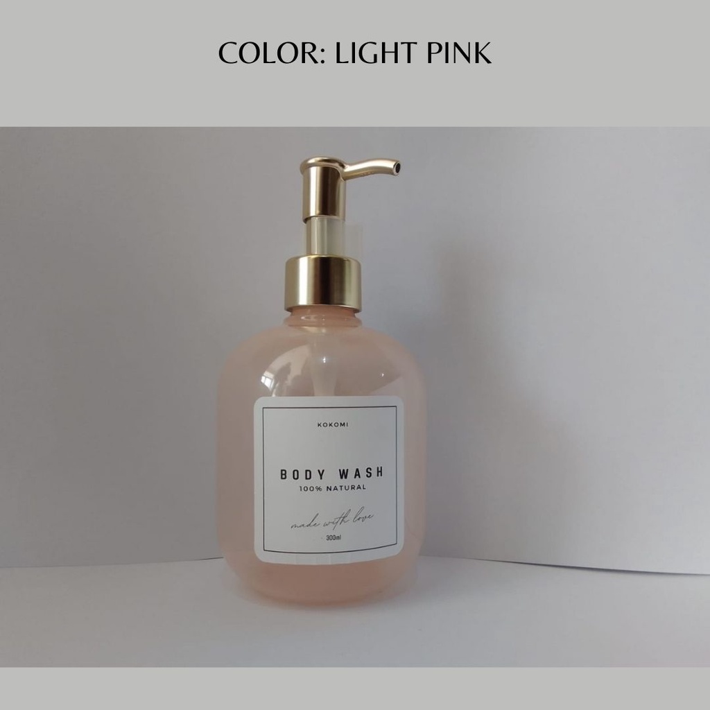 Jual KOKOMI Botol Sabun Aesthetic AKEMI Botol Refill Sabun Cair 300ml ...