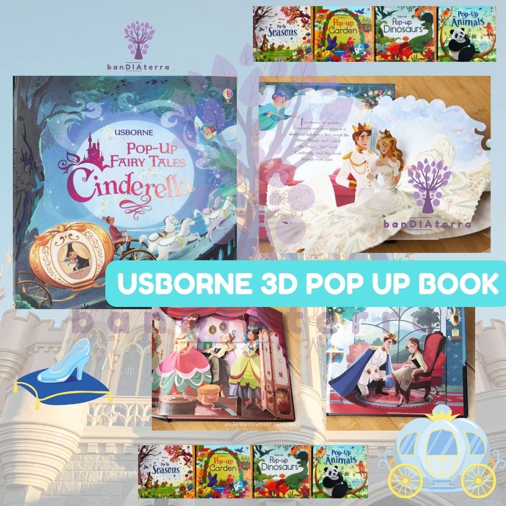 Jual Bandiaterra Usborne 3D Pop Up Activity Book / Buku Poup Up 3 ...