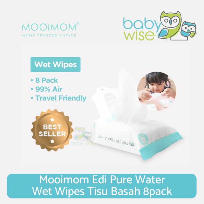 Jual Mooimom Edi Pure Water Wet Wipes Tisu Basah 8pack | Shopee Indonesia Jual Mooimom Edi Pure Water Wet Wipes Tisu Basah 8pack | Shopee Indonesia
