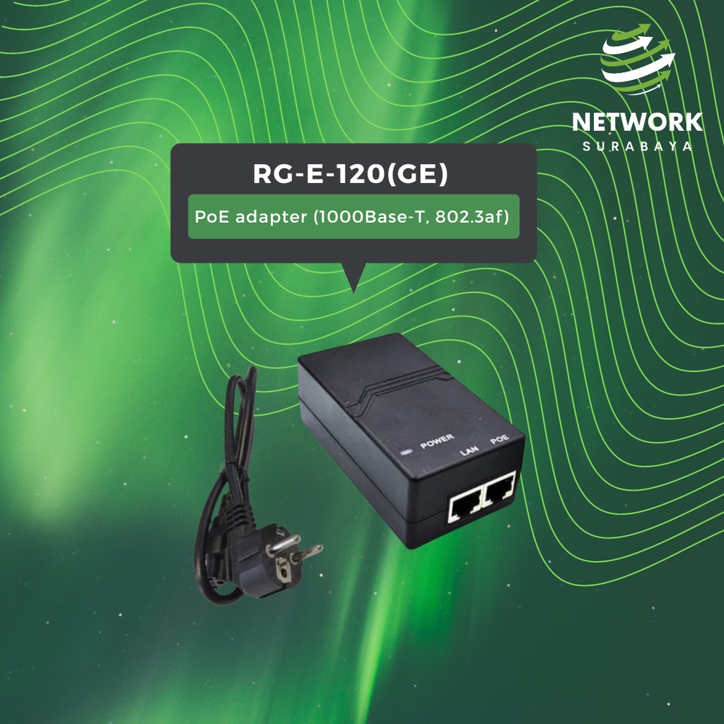 Jual RUIJIE REYEE RG-E-120GE POE ADAPTER | Shopee Indonesia